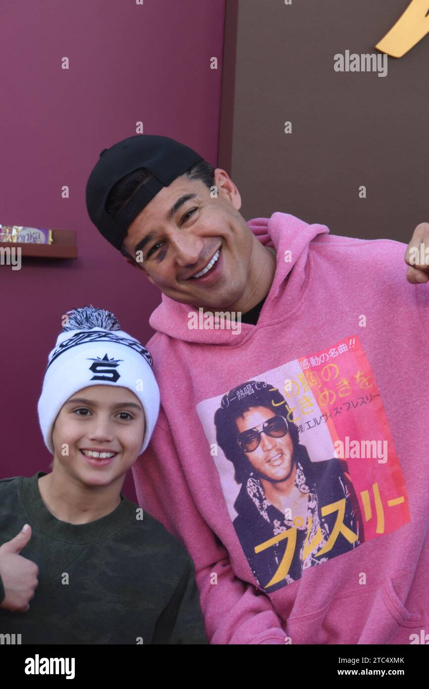 Los Angeles, California, USA 10th December 2023 Dominic Lopez and Mario ...