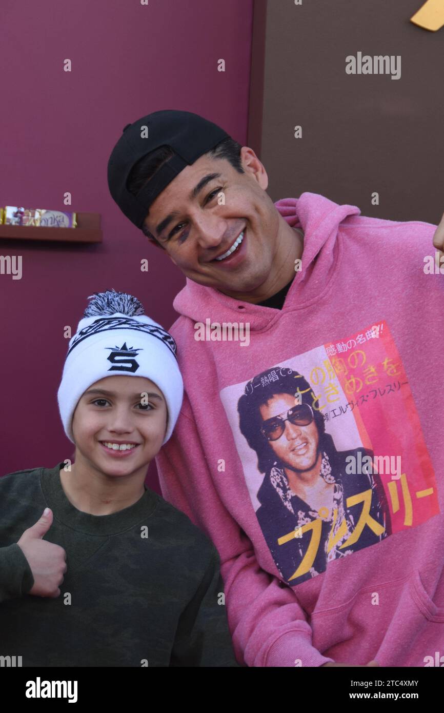 Los Angeles, California, USA 10th December 2023 Dominic Lopez and Mario ...