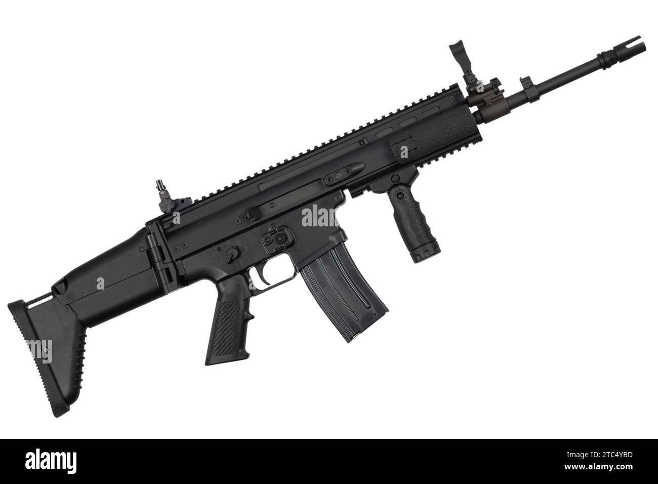 US Army assault rifle isolated on a white background Stock Photo - Alamy