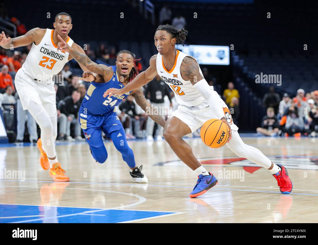 December 10, 2023: .Oklahoma State Cowboys guard Javon Small (12 ...
