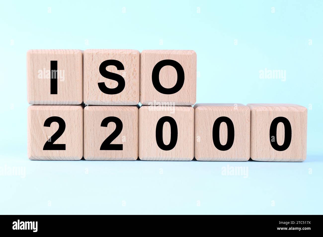 International Organization for Standardization. Wooden cubes with ...