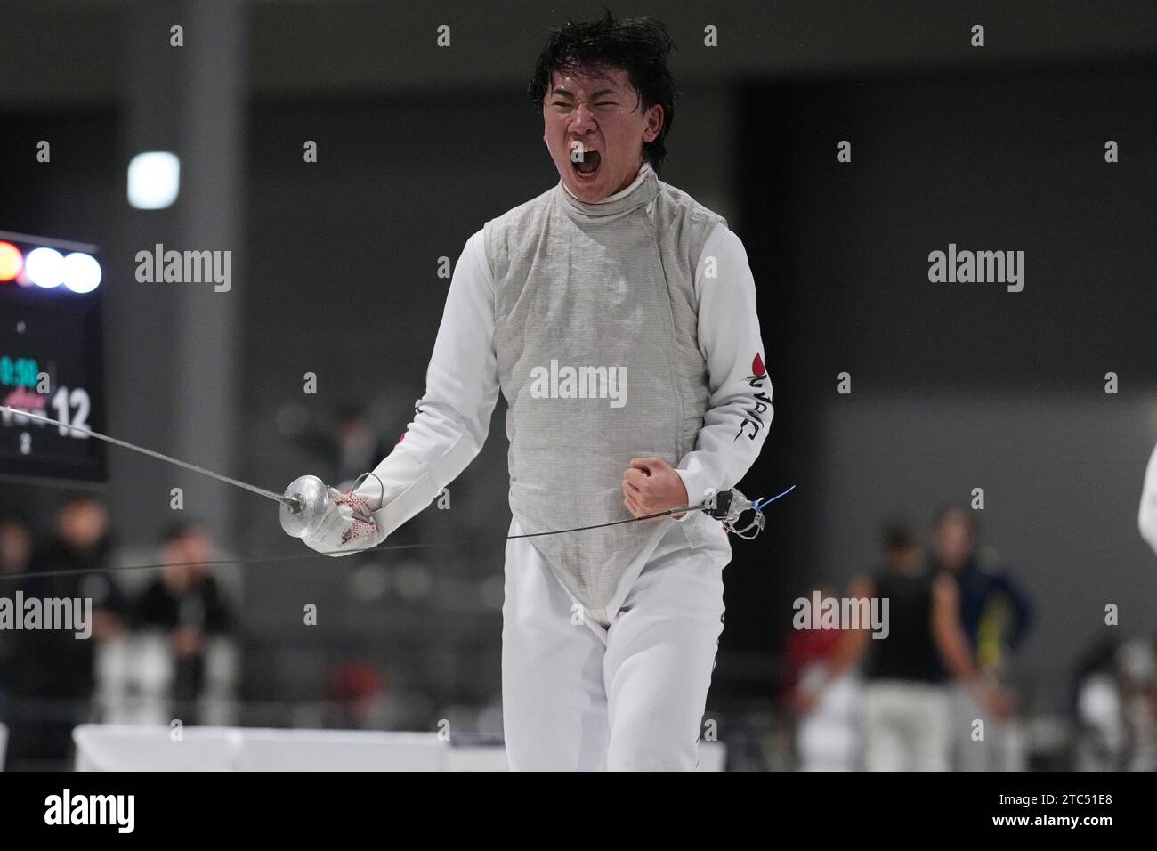 Aichi SKY EXPO, Aichi, Japan. 9th Dec, 2023. Ryosuke Fukuda (JPN), DECEMBER 9, 2023 - Fencing ...