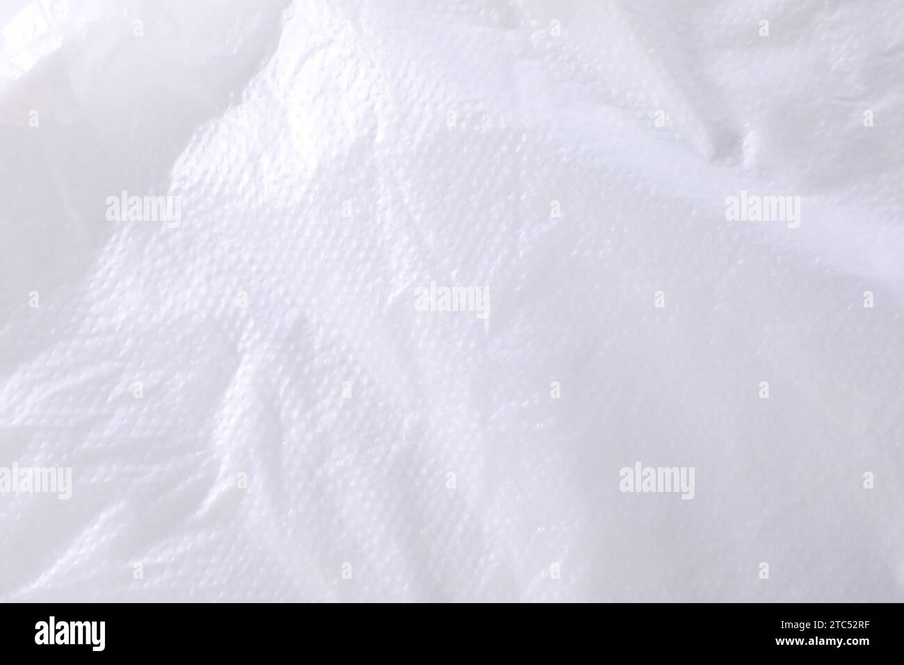 Texture of white plastic bag as background, closeup Stock Photo - Alamy