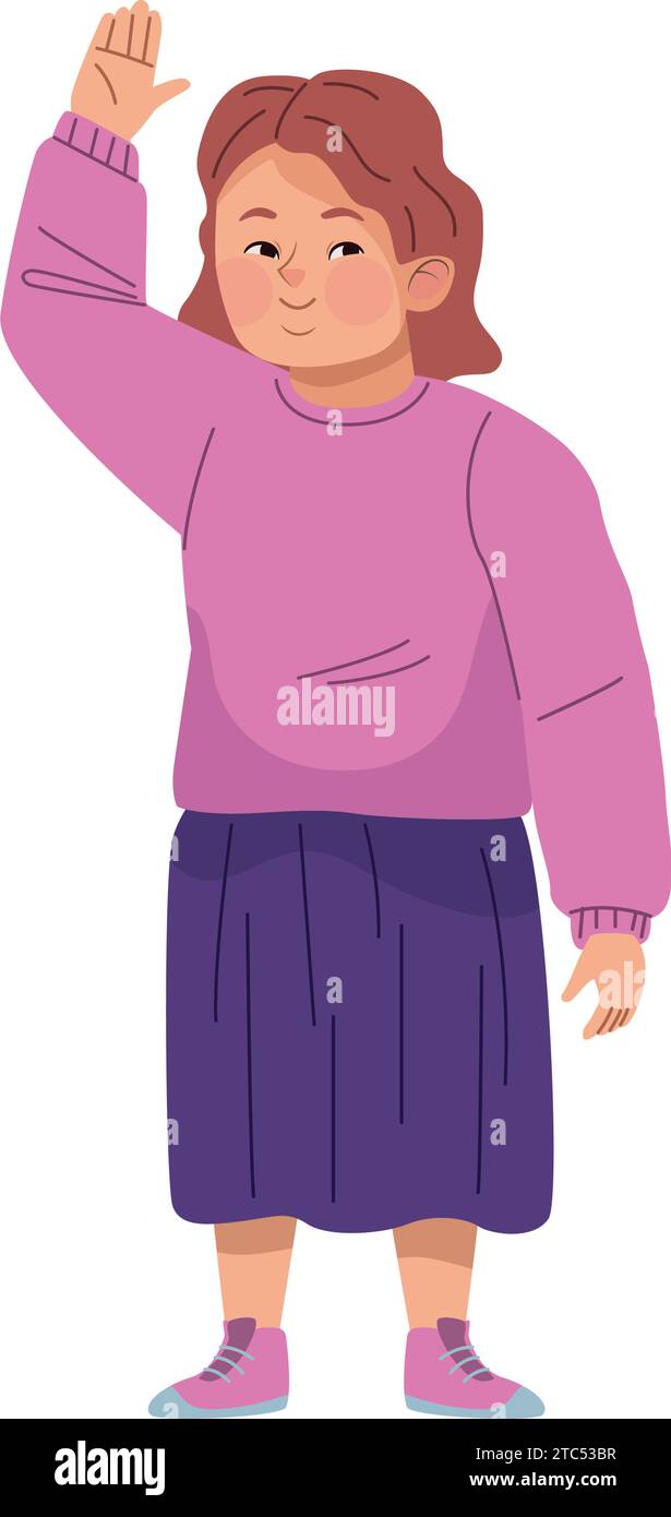 down syndrome woman character Stock Vector Image & Art - Alamy