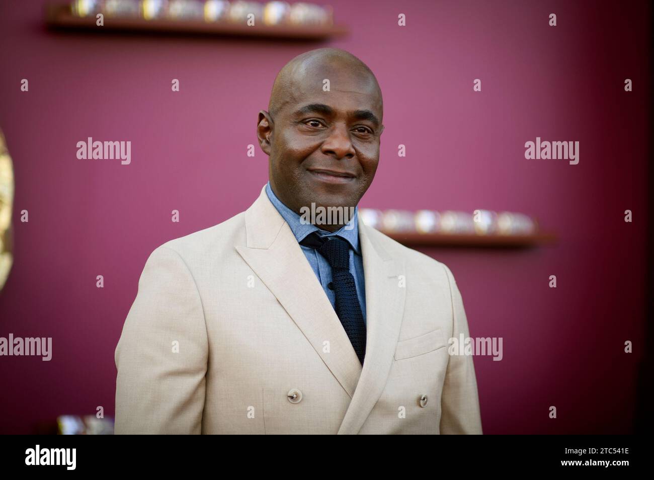 Paterson Joseph arrives at the premiere of "Wonka" on Sunday, Dec. 10 ...