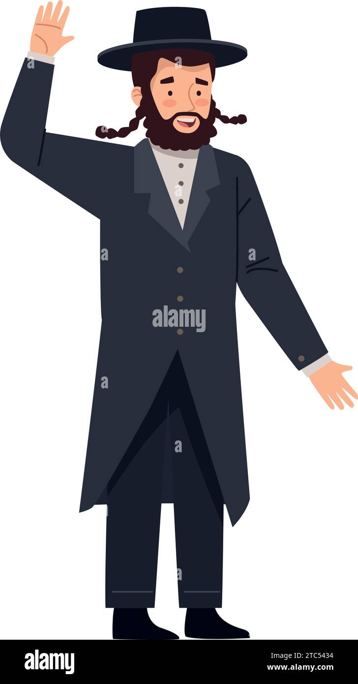 hanukkah jewish man Stock Vector Image & Art - Alamy