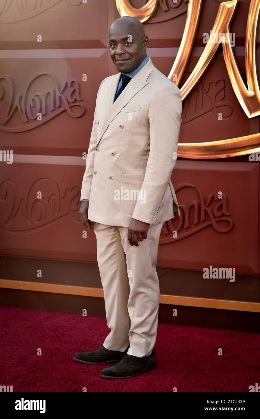 Paterson Joseph arrives at the premiere of "Wonka" on Sunday, Dec. 10 ...