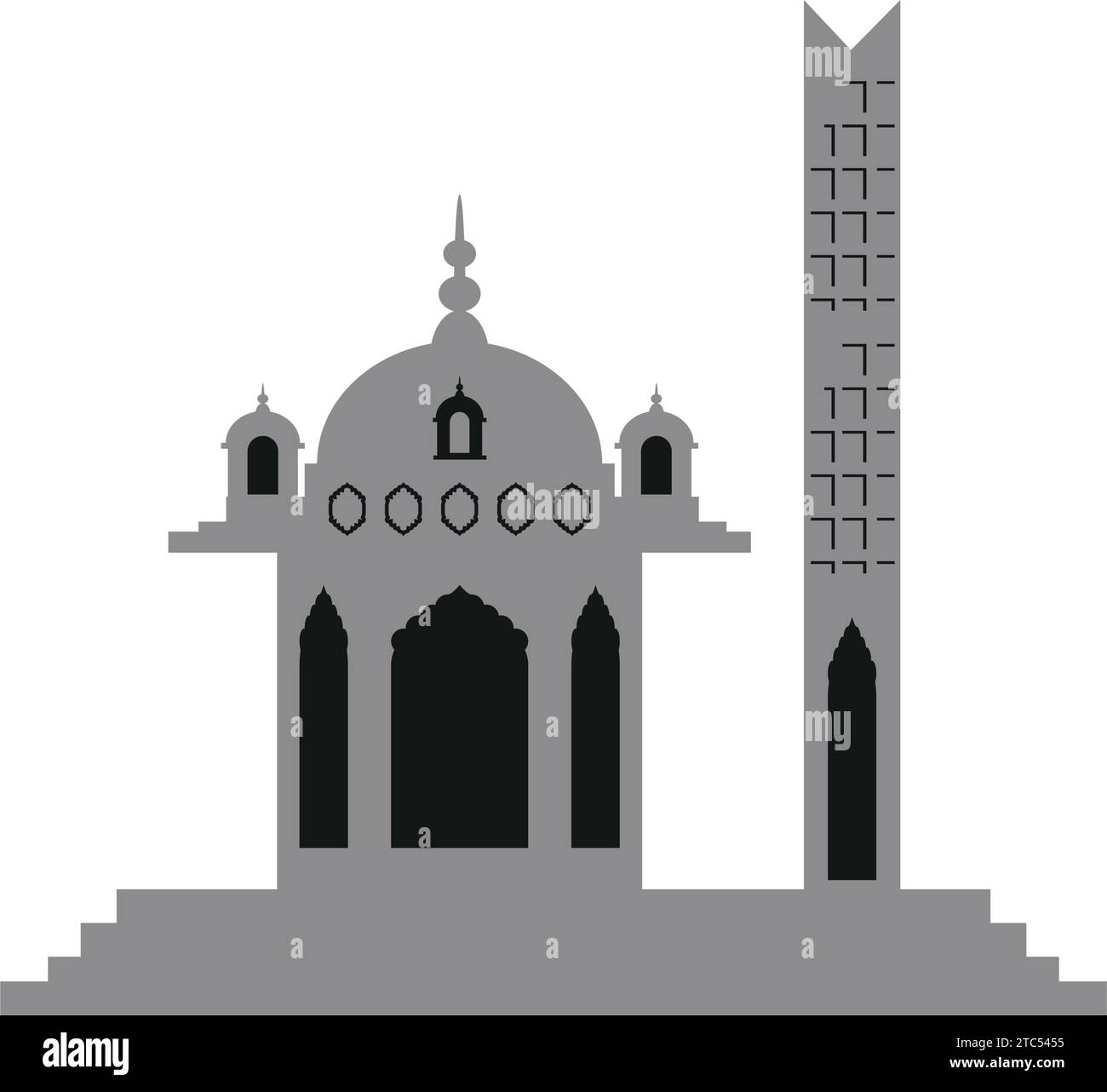 pakistan landmark summit minar Stock Vector Image & Art - Alamy