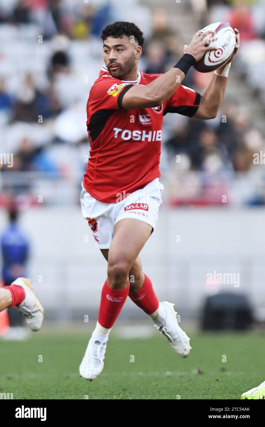 Tokyo, Japan. 9th Dec, 2023. Richie Mounga (Brave Lupus) Rugby : Japan ...