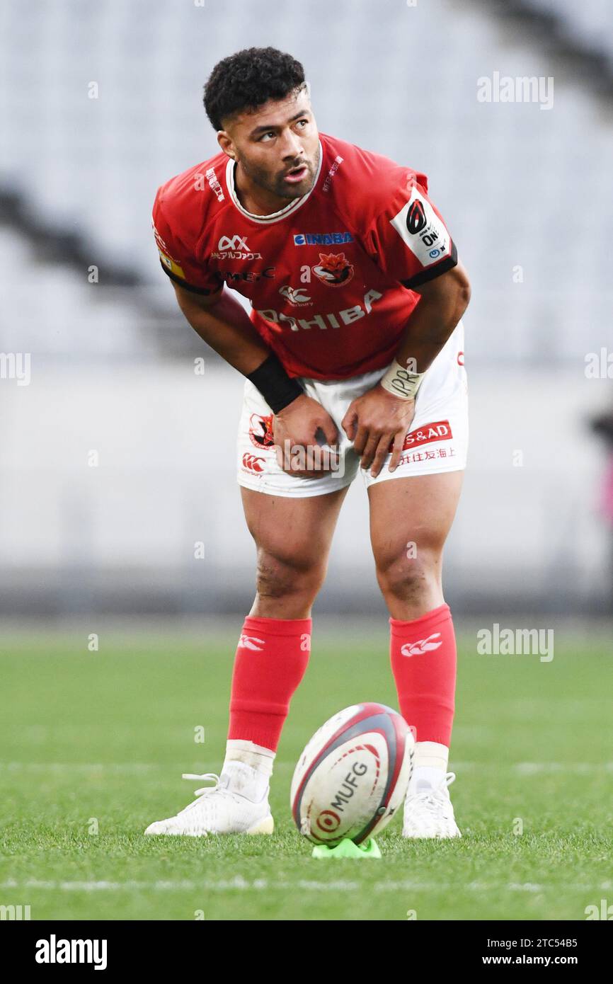 Tokyo, Japan. 9th Dec, 2023. Richie Mounga (Brave Lupus) Rugby : Japan ...