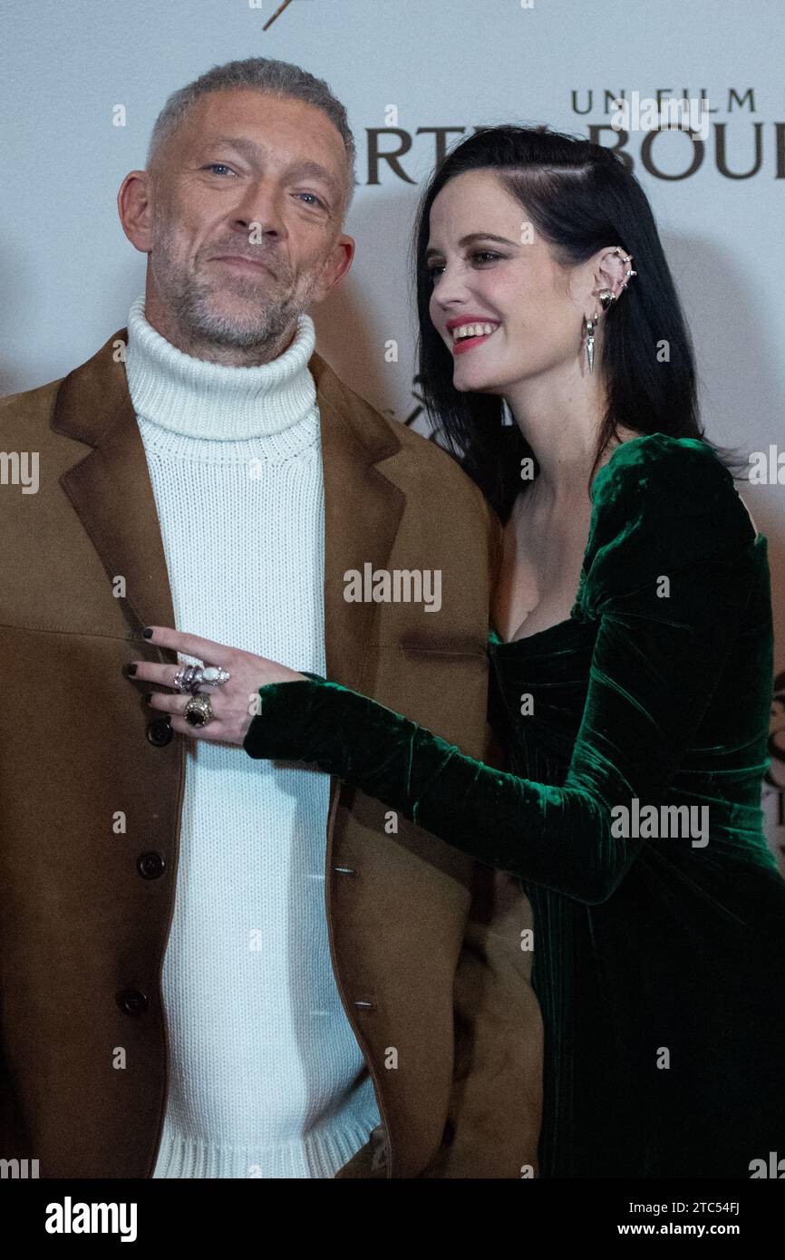 Paris, France. 10th Dec, 2023. Vincent Cassel and Eva Green attending ...