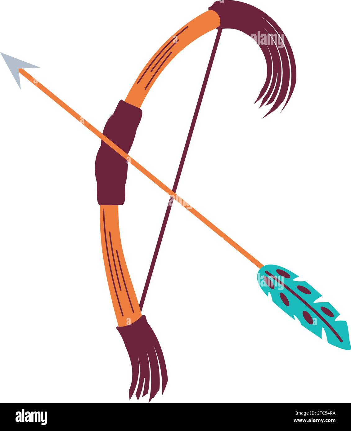 native american bow and arrow Stock Vector Image & Art - Alamy
