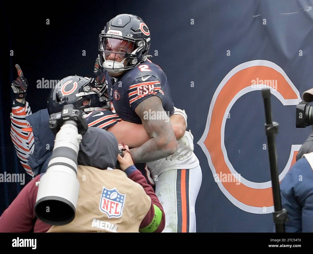 Chicago, United States. 10th Dec, 2023. Chicago Bears wide receiver DJ ...