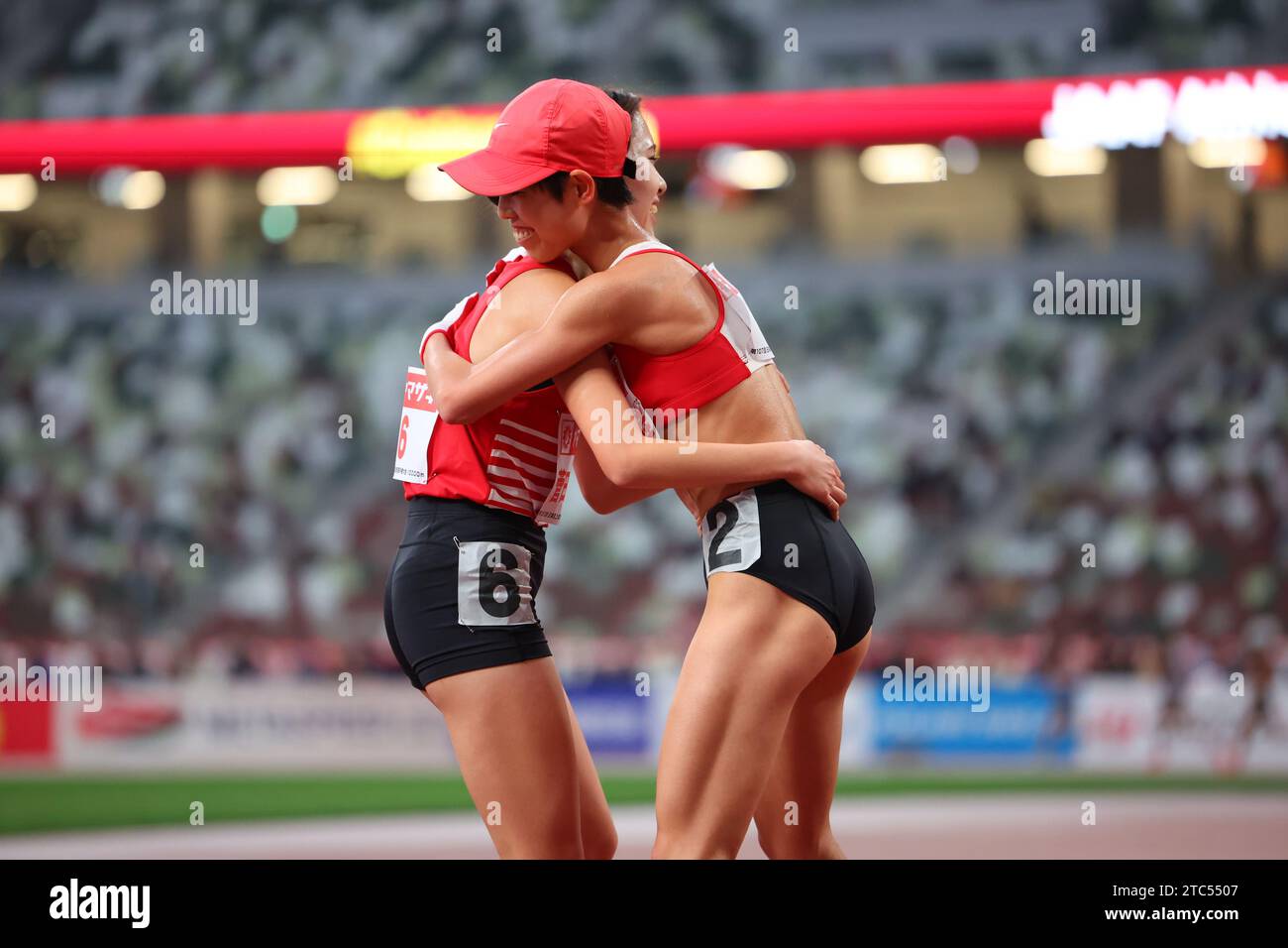 Tokyo, Japan. 10th Dec, 2023. (L-R) Miyaka Sugata, Ririka Hironaka Athletics : The 107th Japan ...