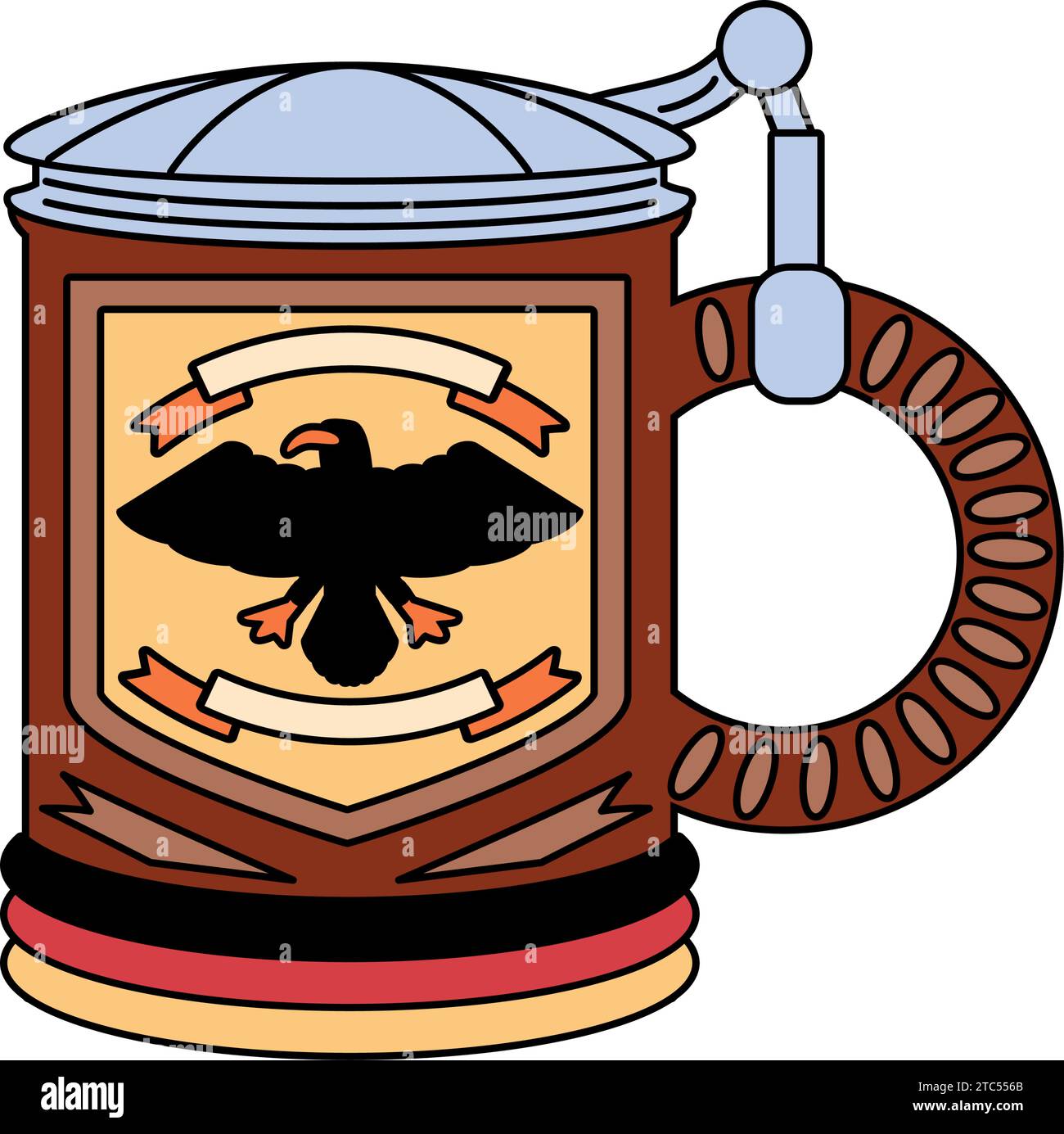 germany beer steins decoration Stock Vector Image & Art - Alamy