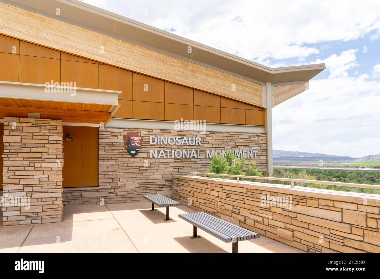 Dinosaur National Monument Visitor Center in Utah, United States Stock ...