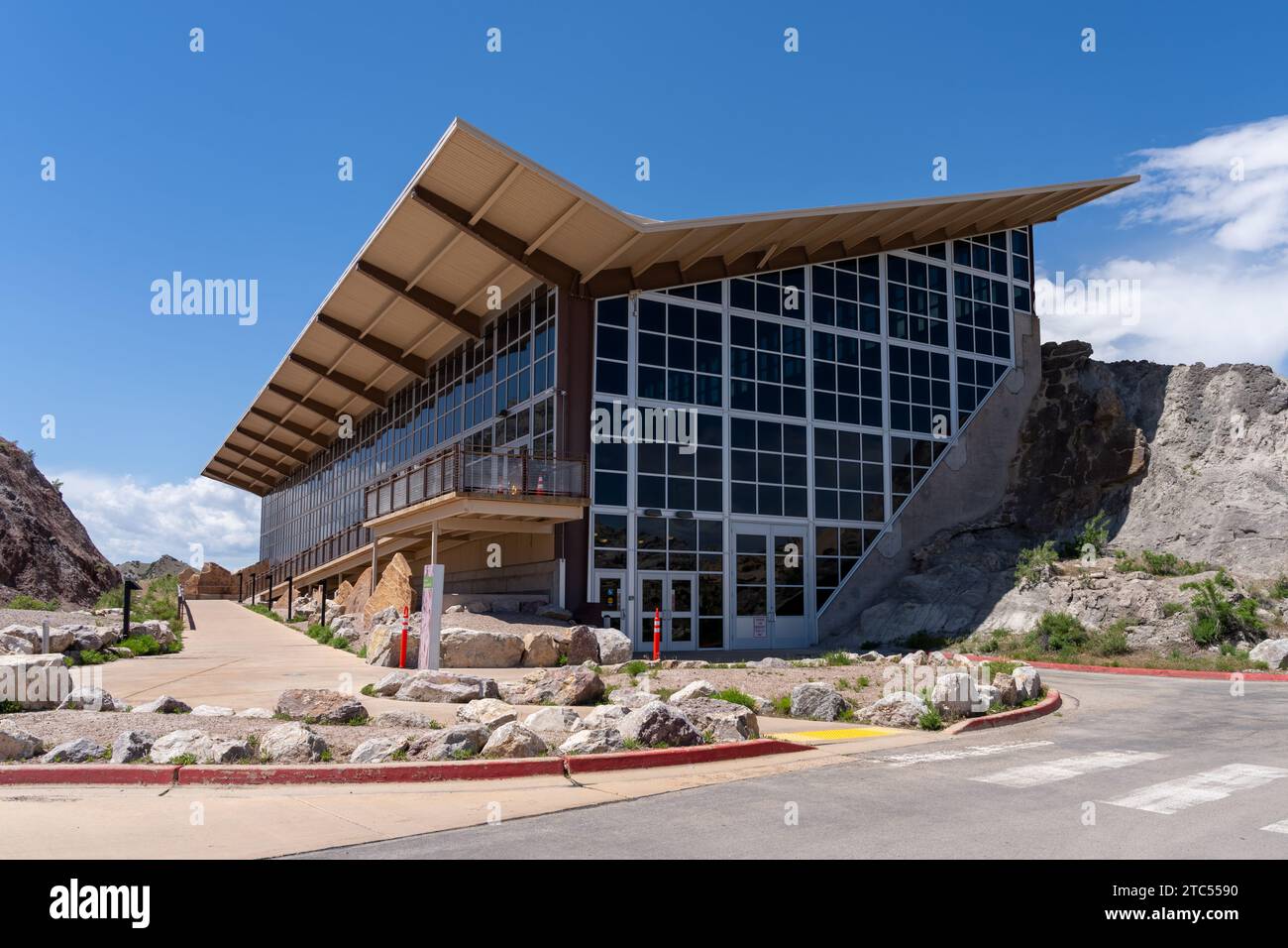 The Quarry Exhibit Hall in Dinosaur National Monument, Utah, United ...