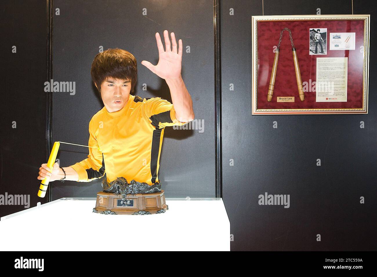 December 8 2023,Tokyo, Japan: Bruce Lee Nunchaku at the Tokyo Comic Con ...