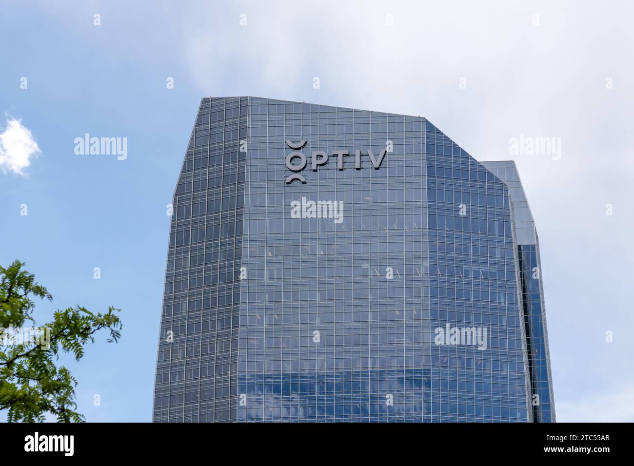 Optiv headquarters office building in Denver, Colorado, USA Stock Photo ...