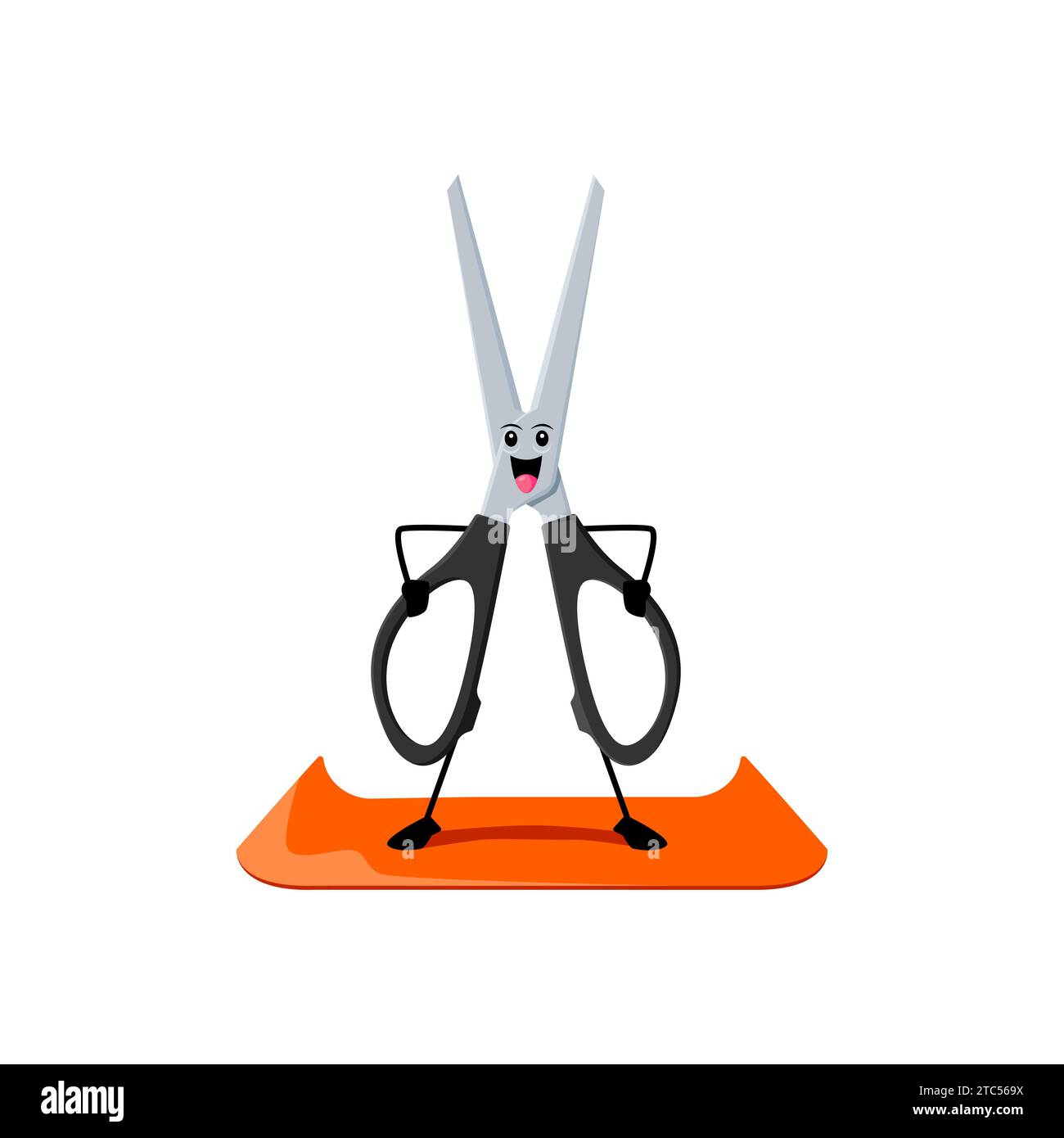 Cartoon scissors hi-res stock photography and images - Alamy