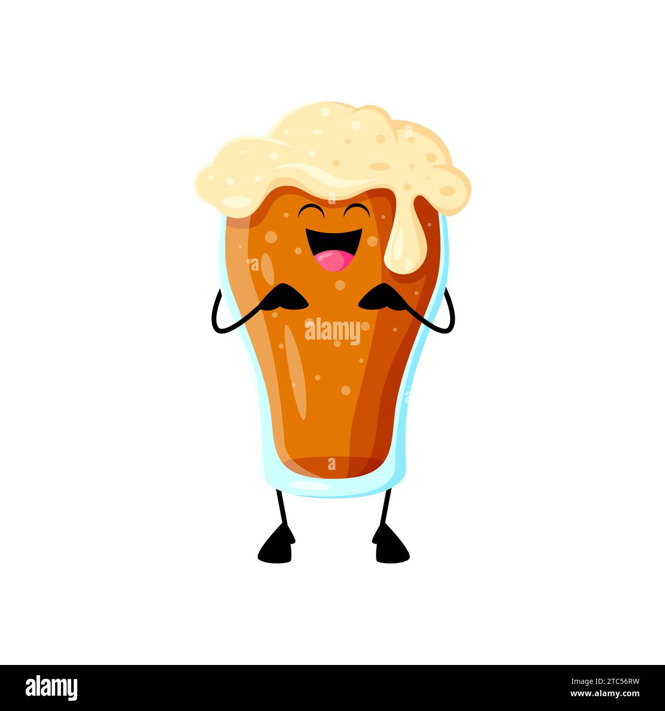 Cartoon cheerful funny soda drink takeaway fast food character ...