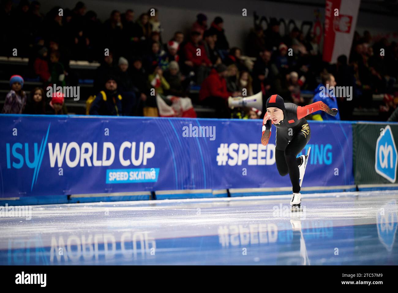 Tomaszow Mazowiecki. 10th Dec, 2023. Han Mei of China competes during ...