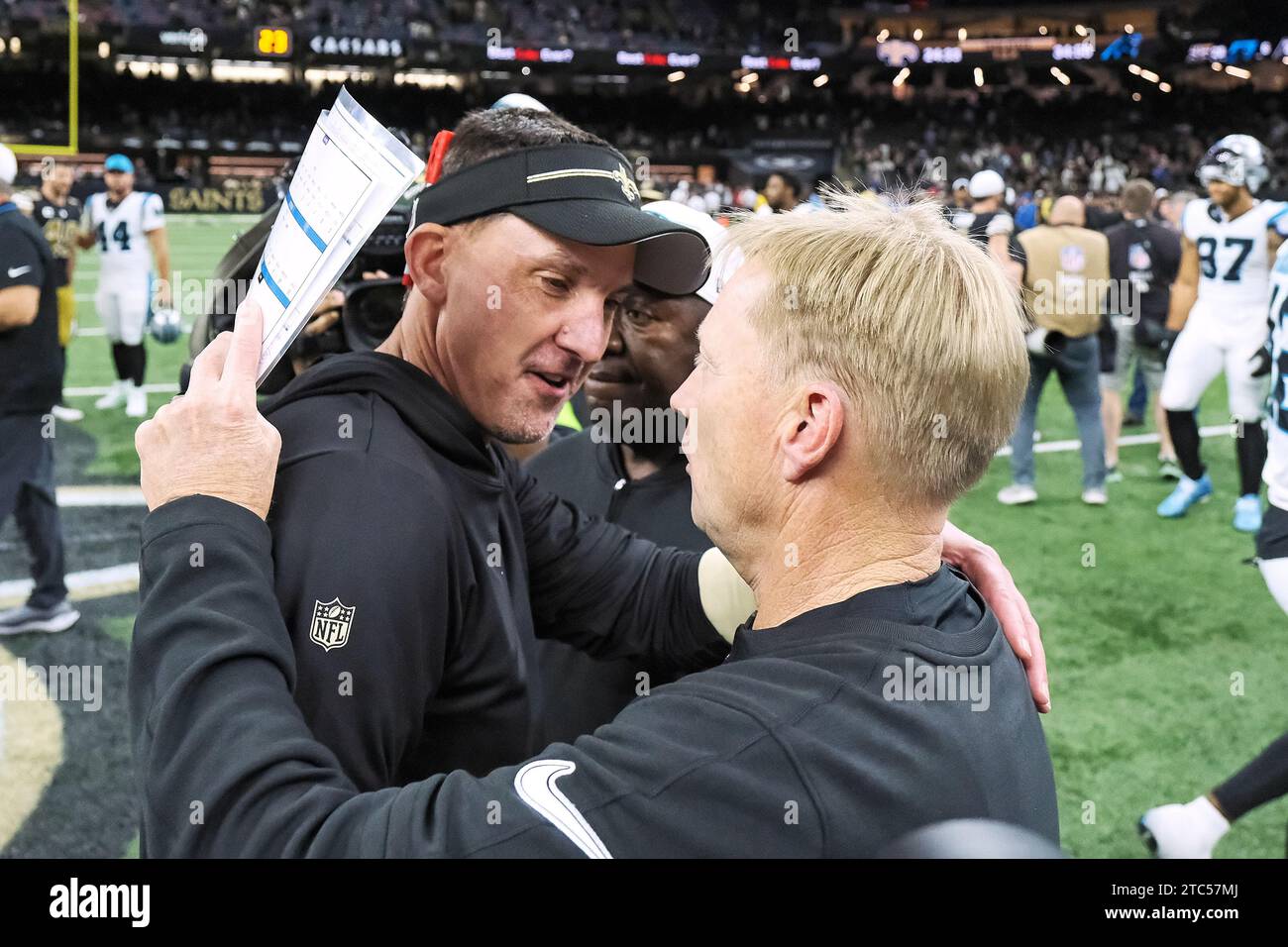 New Orleans, Louisiana, USA. 10th Dec, 2023. (left to right) New ...
