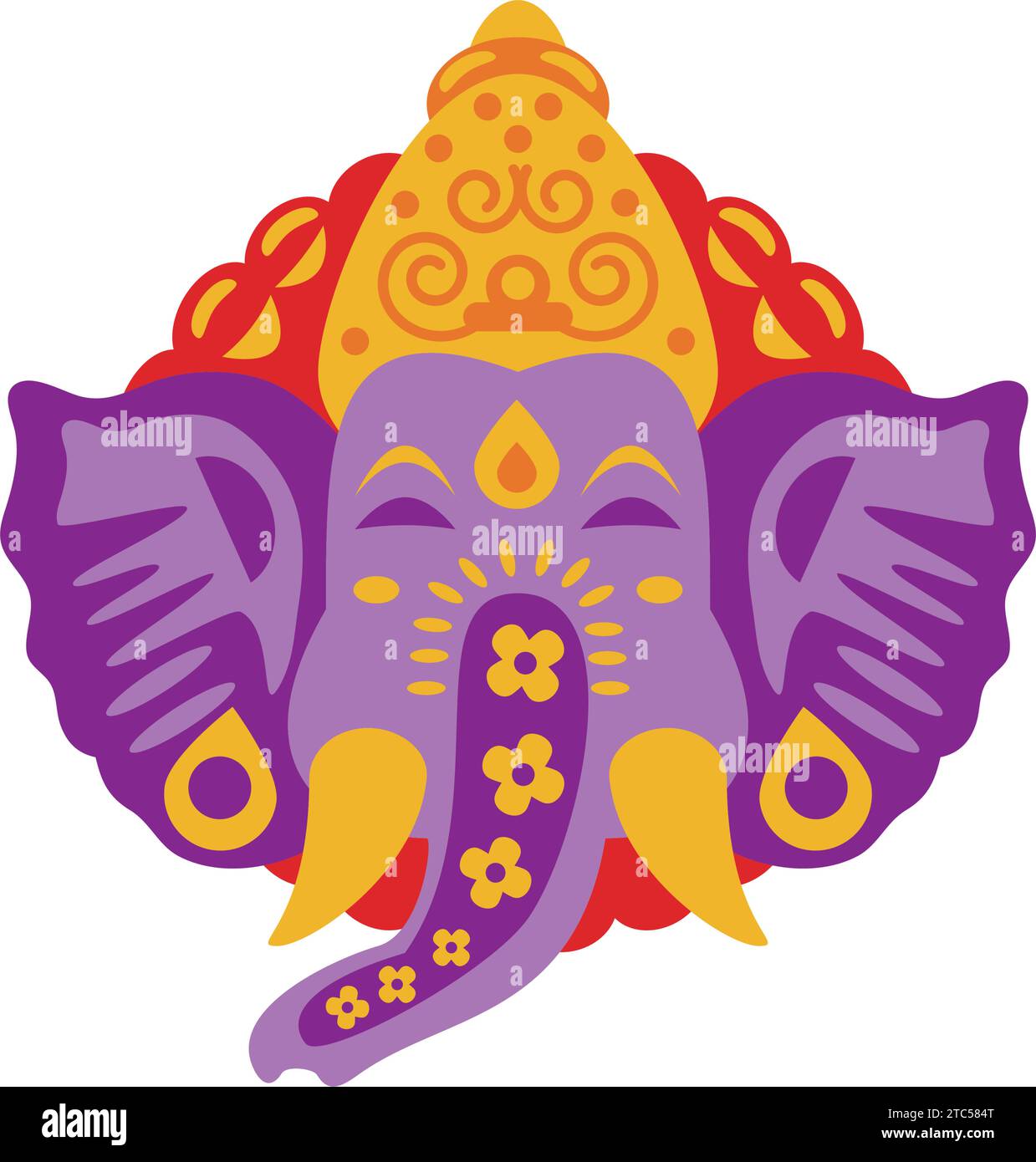 lord ganesha design Stock Vector Image & Art - Alamy