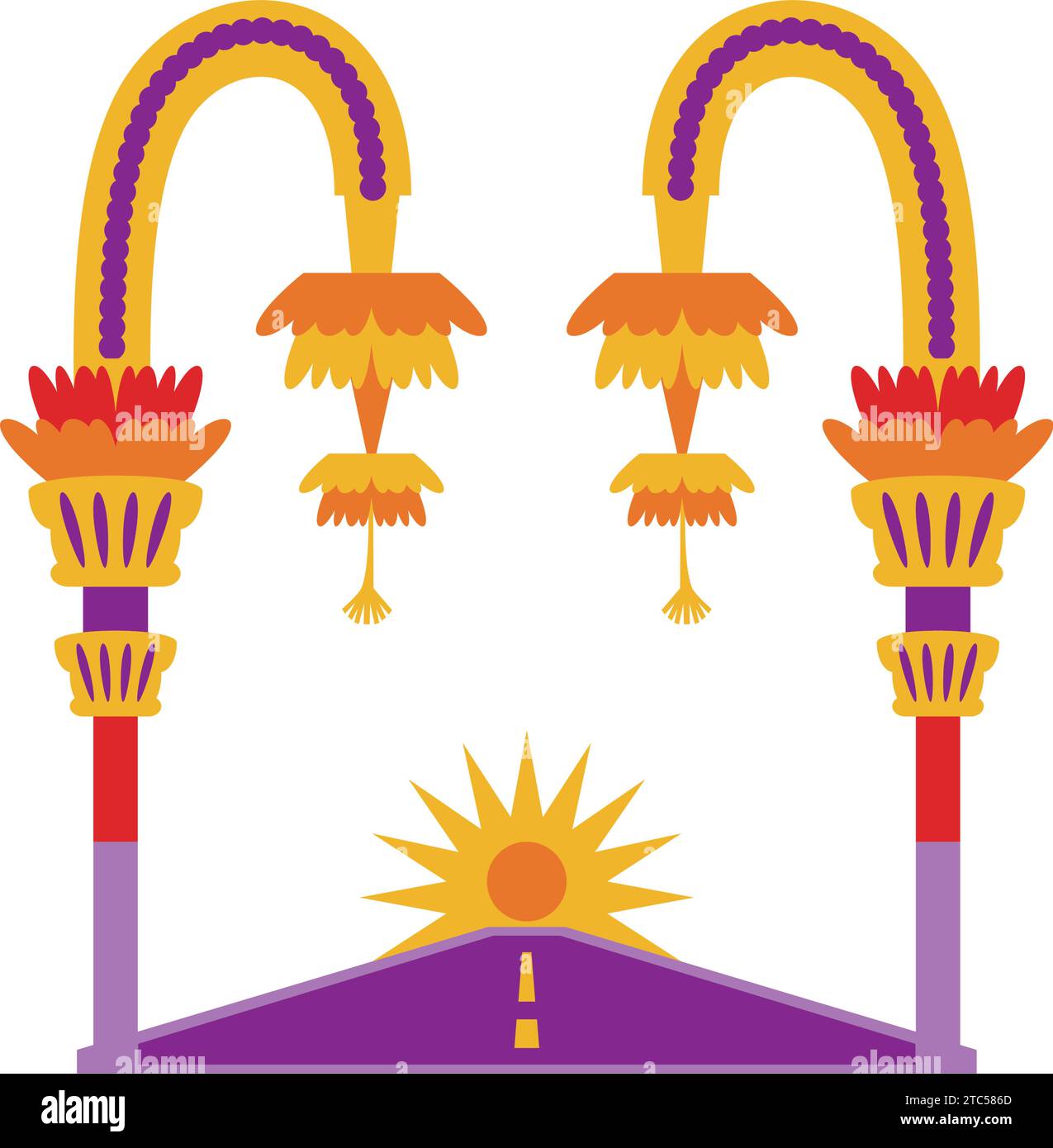 Balinese religious tradition Stock Vector Images - Alamy