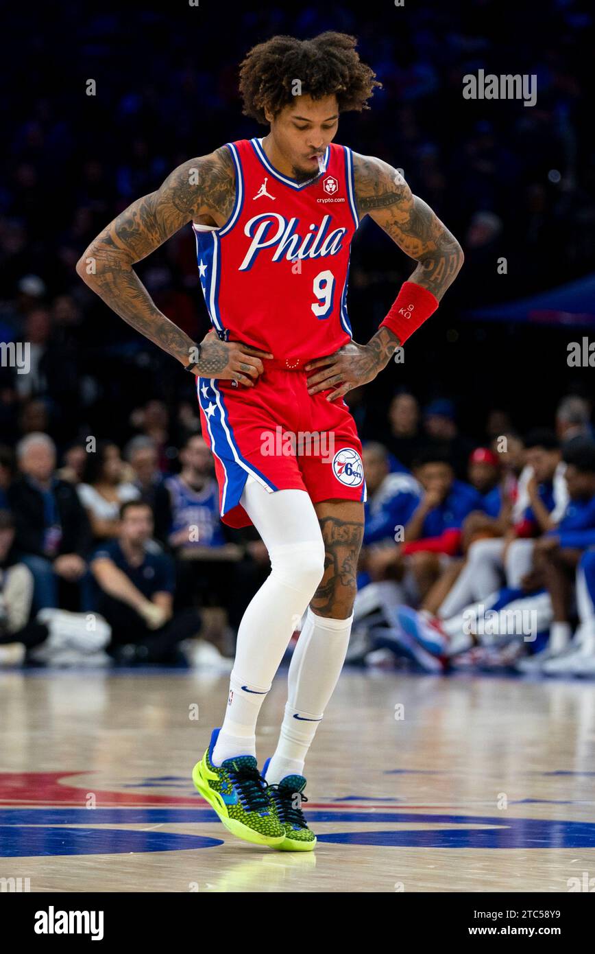 Philadelphia 76ers' Kelly Oubre Jr. looks on during the NBA basketball ...