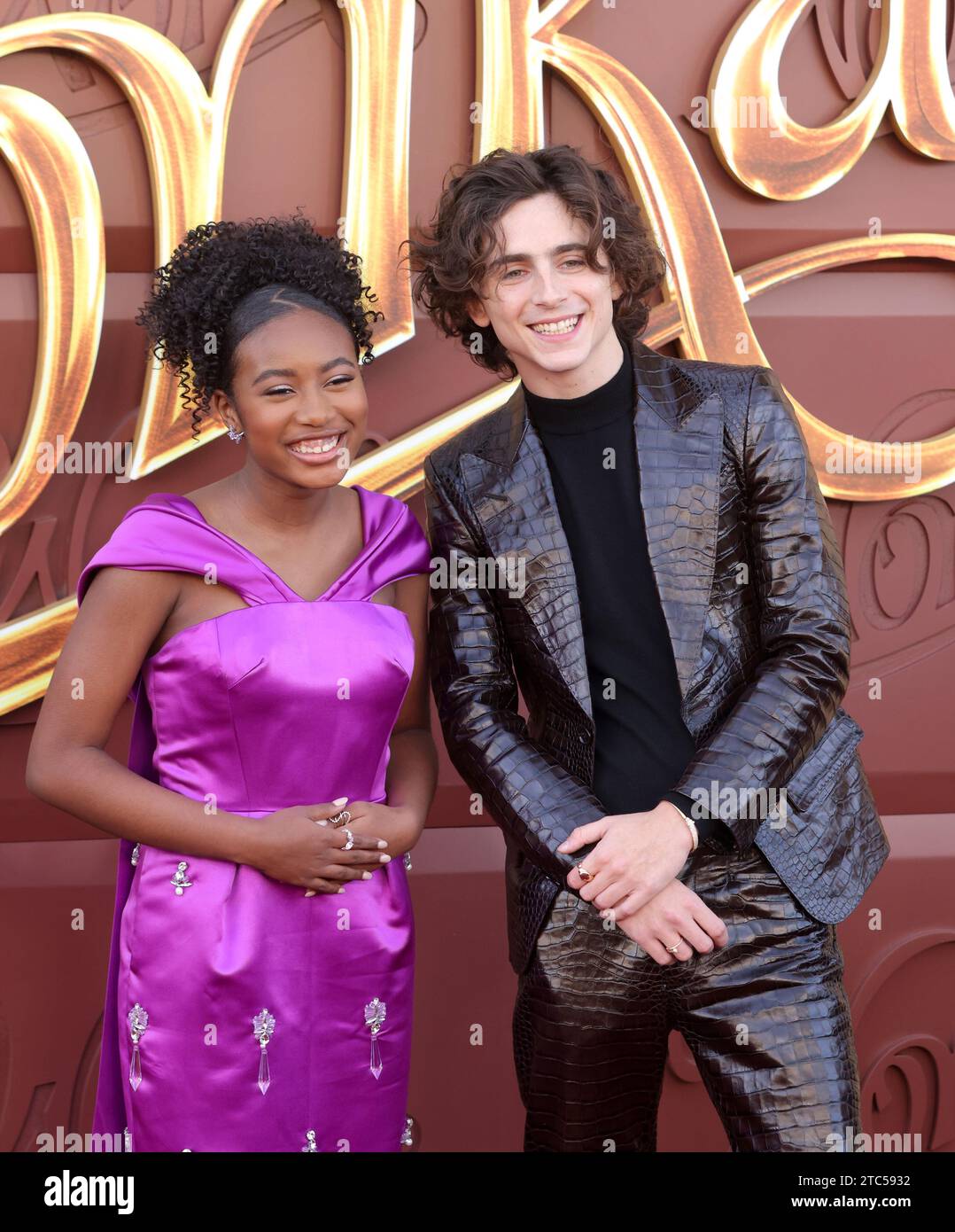 Los Angeles, California, USA. 10th December, 2023. Cast members Calah ...