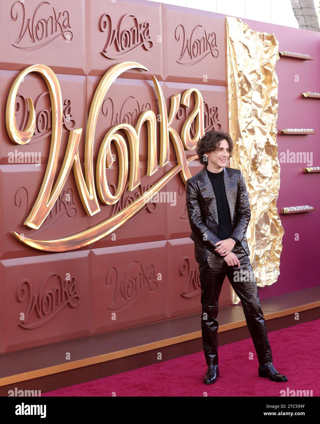 Willy wonka timothee chalamet hi-res stock photography and images - Alamy