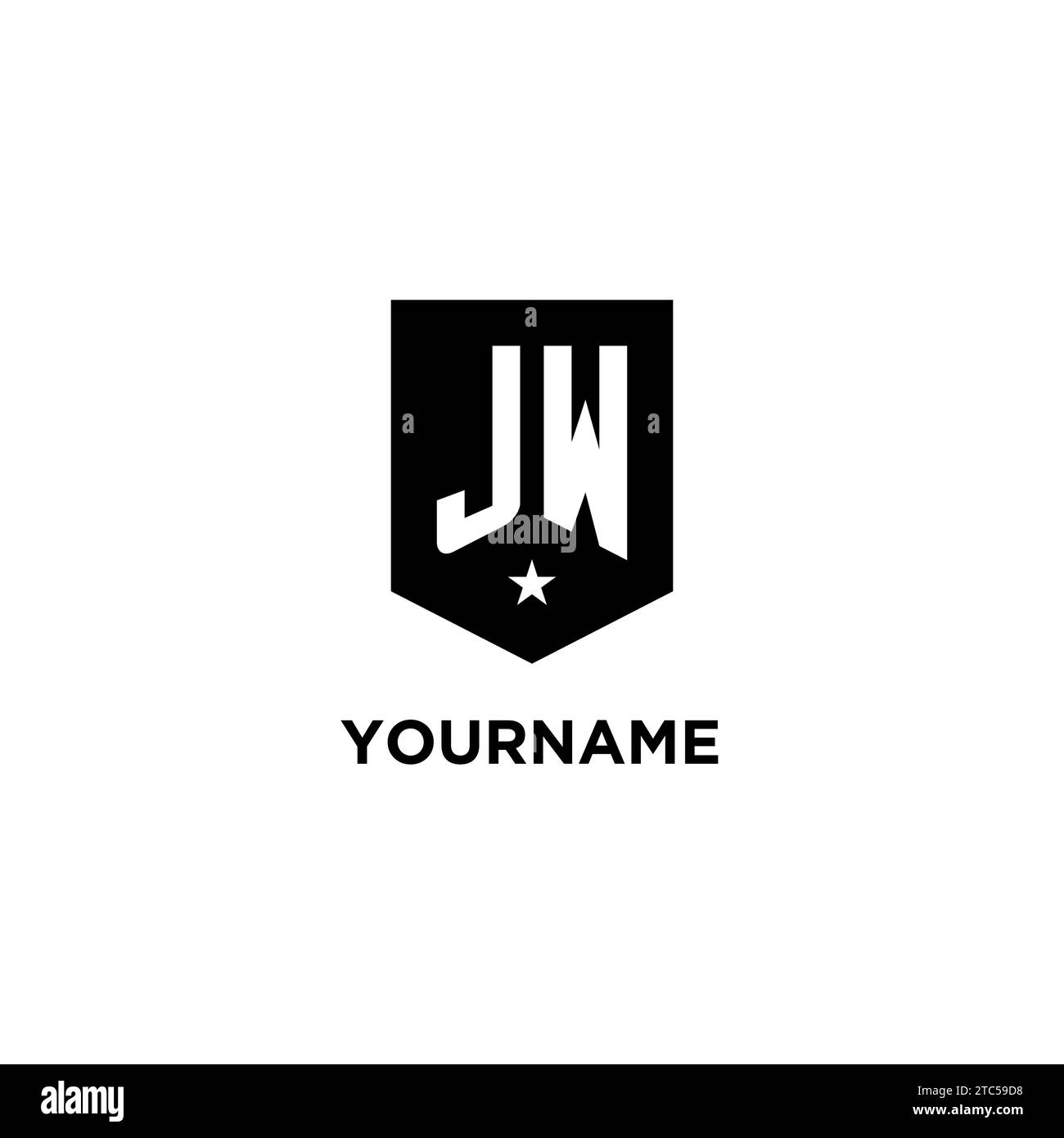 Jw initial Black and White Stock Photos & Images - Alamy