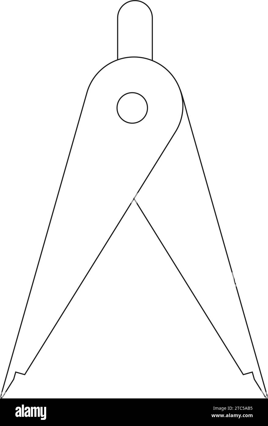 Divider instrument Stock Vector Images - Alamy