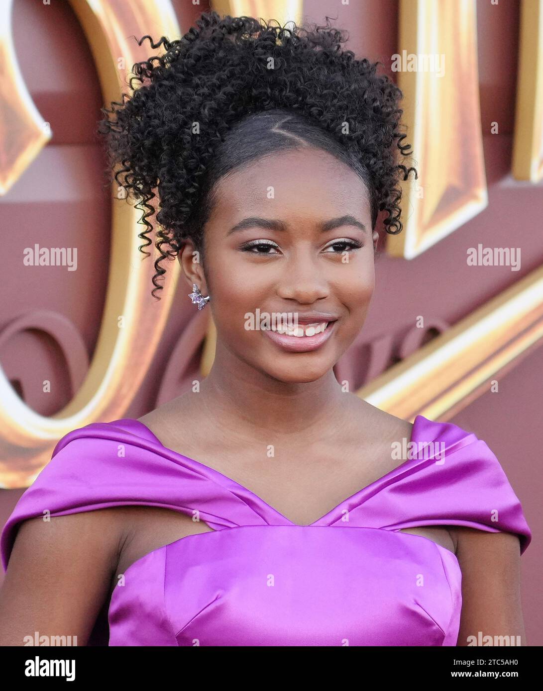 Los Angeles, USA. 10th Dec, 2023. Calah Lane arrives at the Warner Bros ...