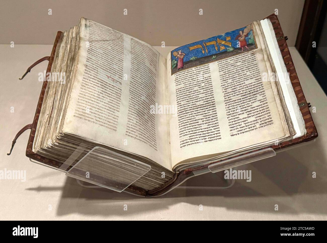 New York, New York, USA. 10th Dec, 2023. A view of the Mishnah Torah of ...