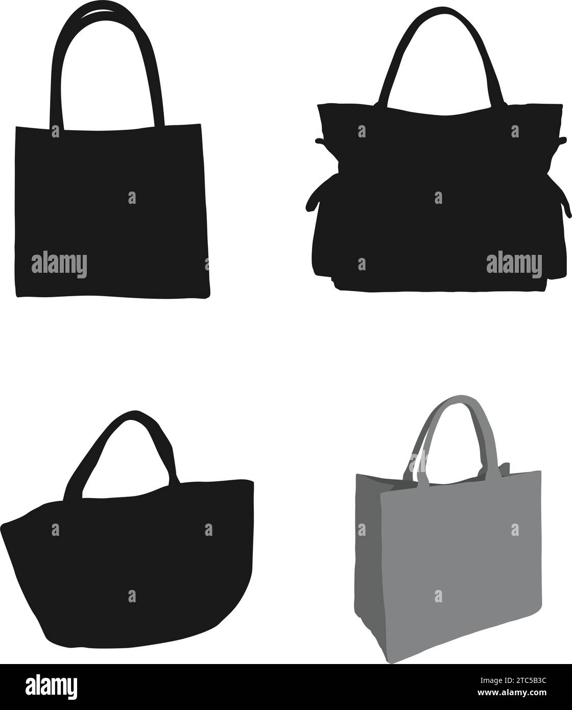 Tote bag vector vectors hi-res stock photography and images - Alamy