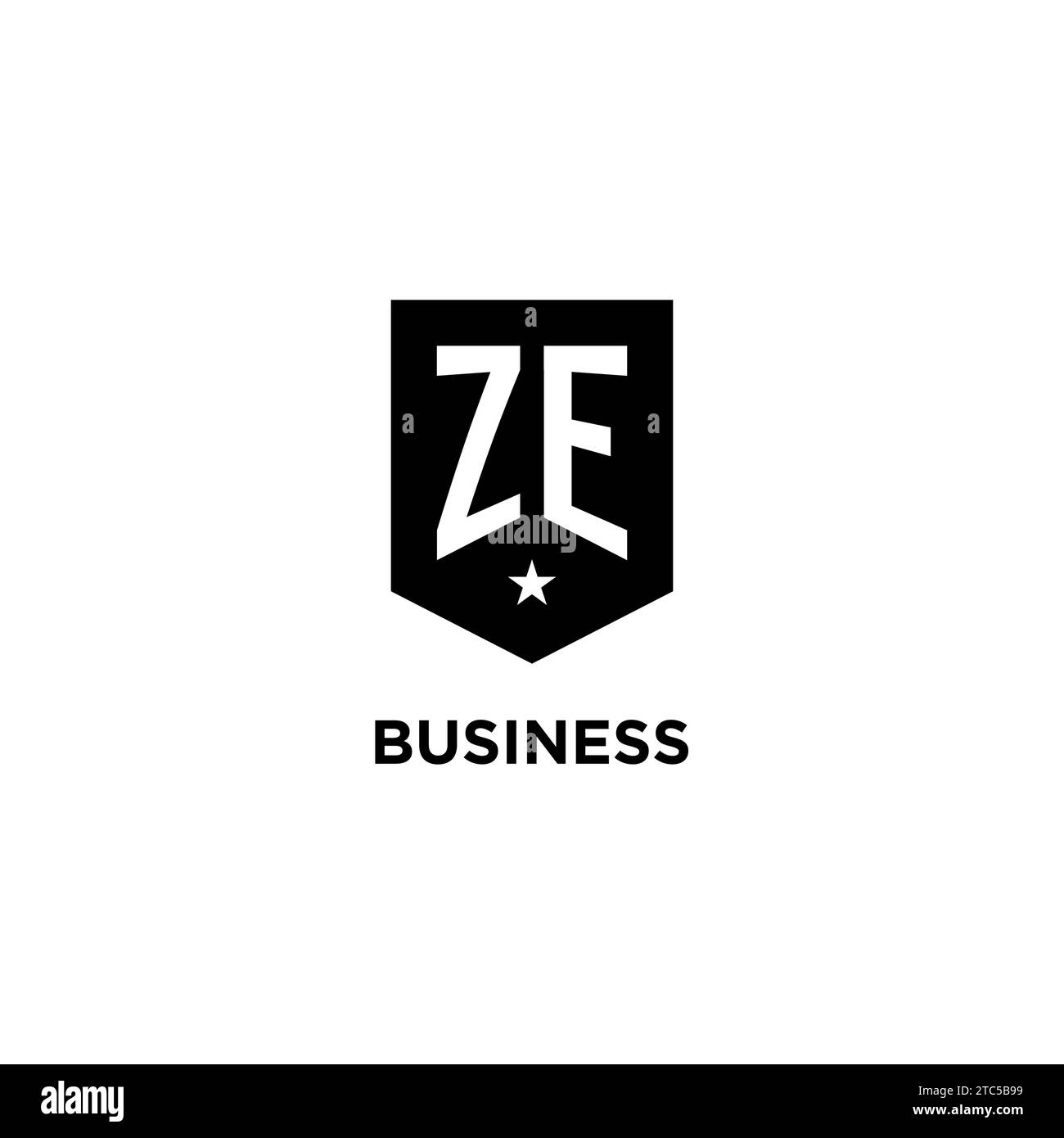 Ze logo design Black and White Stock Photos & Images - Alamy