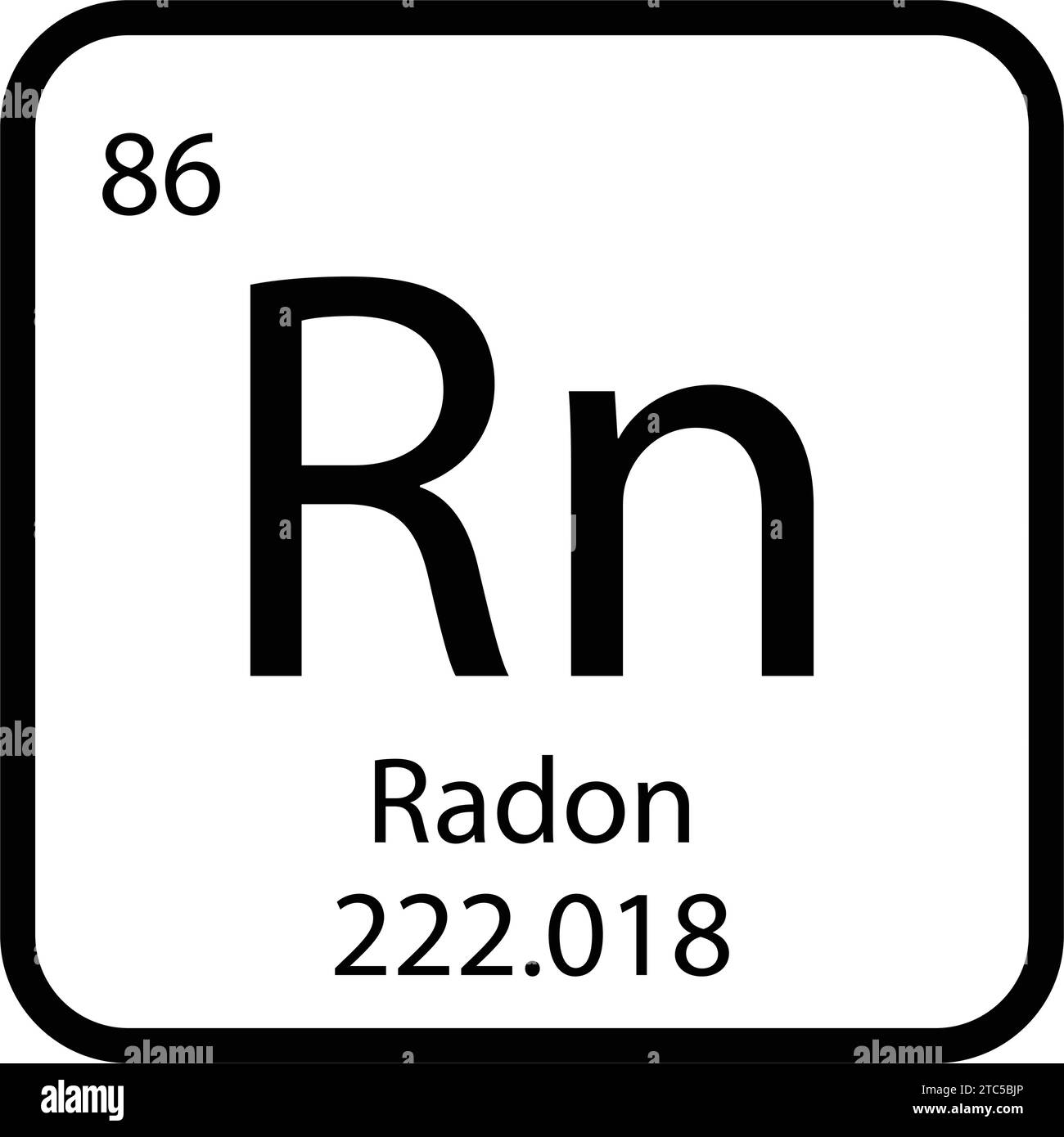 Radon icon vektor illustration design Stock Vector Image & Art - Alamy