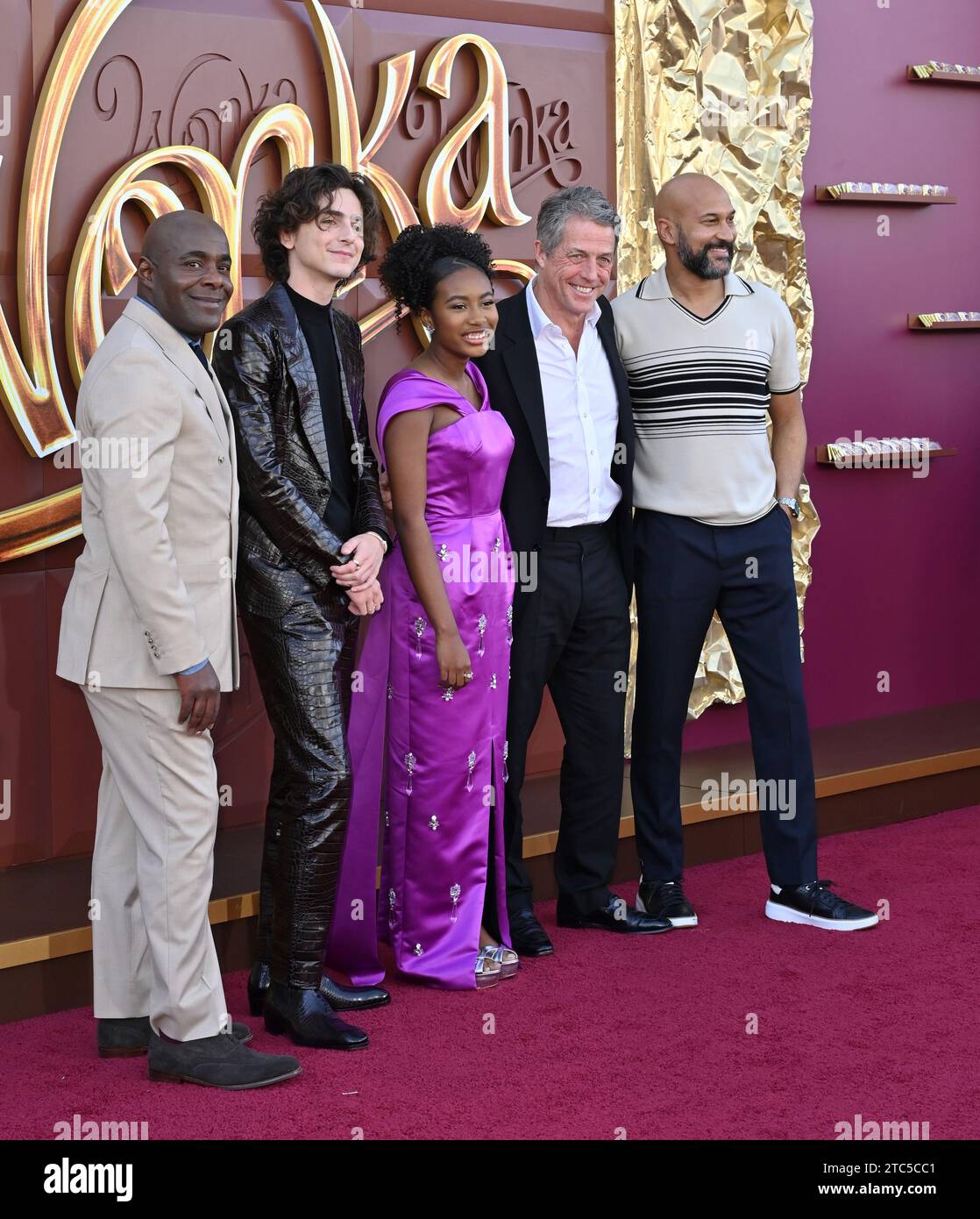 Los Angeles, USA. 10th Dec, 2023. LOS ANGELES, USA. December 10, 2023: Paterson Joseph, Timothee ...