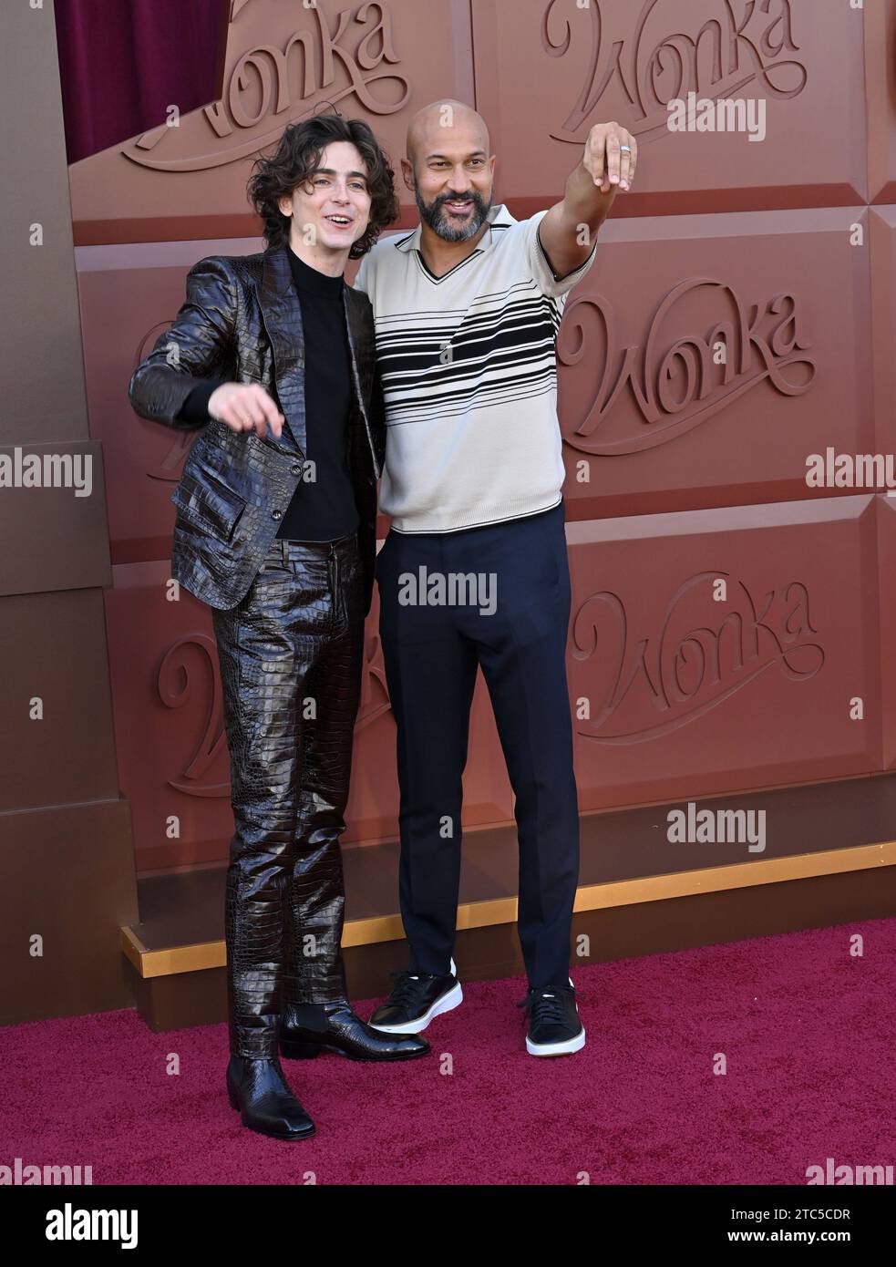 Los Angeles, USA. 10th Dec, 2023. LOS ANGELES, USA. December 10, 2023: Timothee Chalamet ...