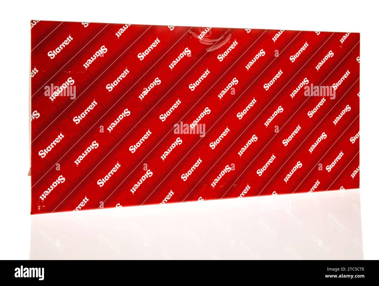 Winneconne, WI - 2 December 2023: A package of Starrett box an isolated ...