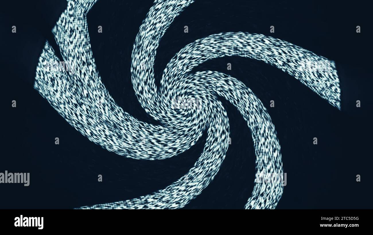 Noise spiral glitch grain swirl analog distortion Stock Photo - Alamy