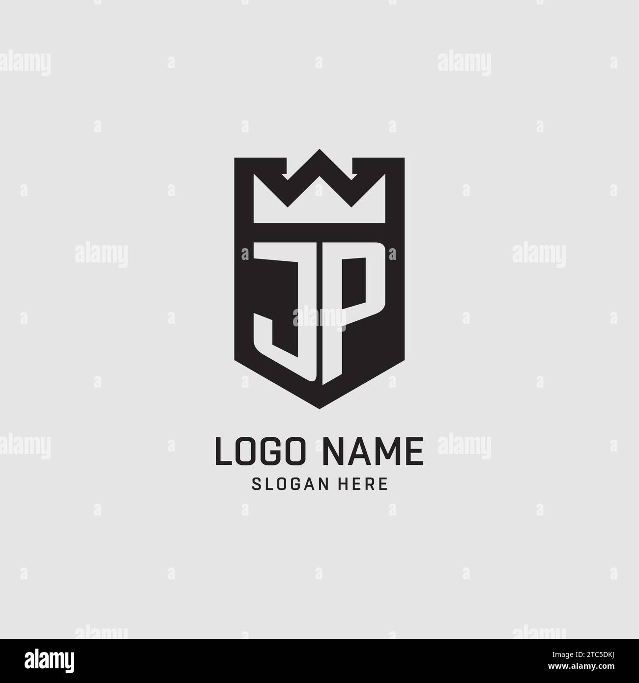 Letter jp logo hi-res stock photography and images - Alamy