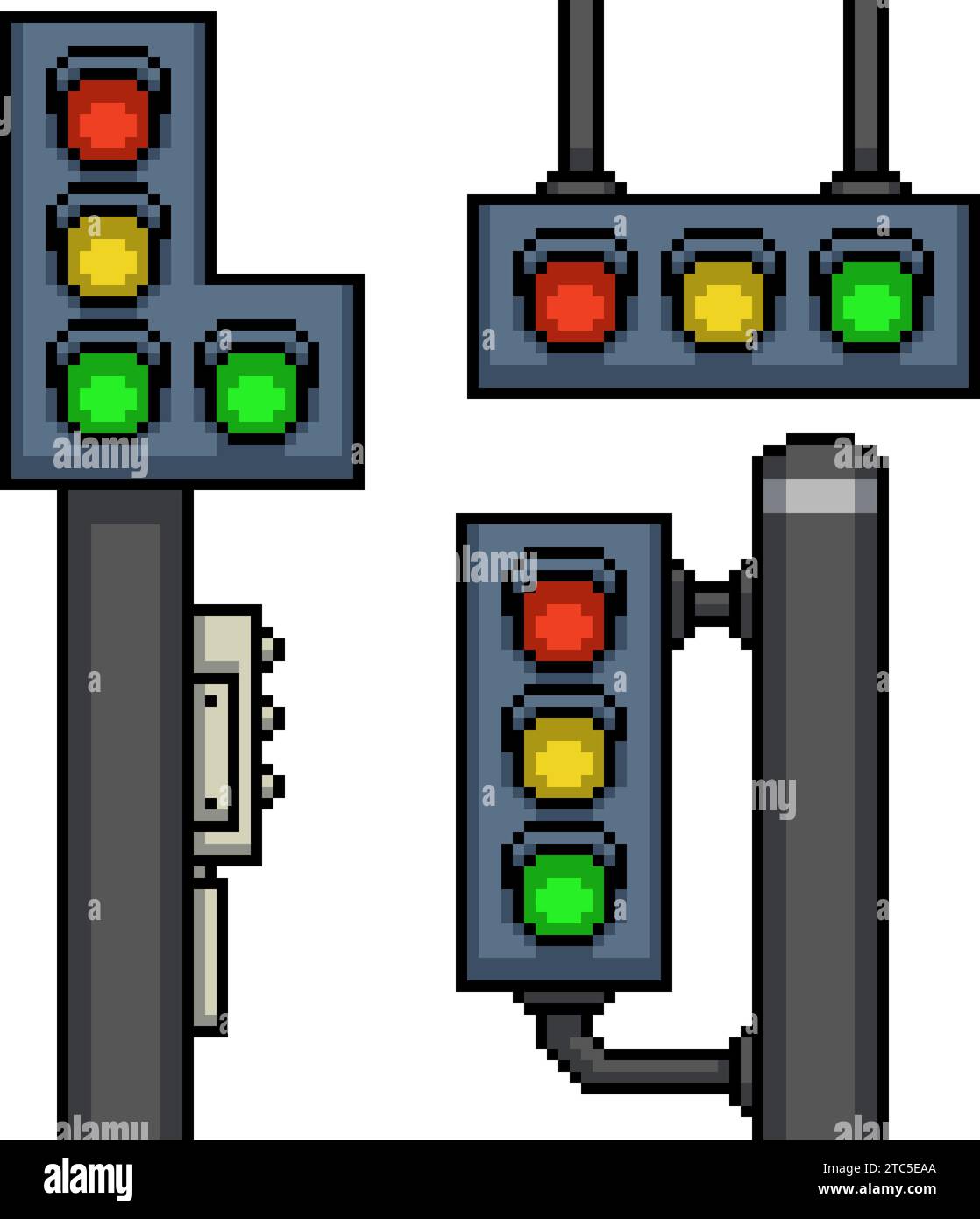 Traffic pillar Stock Vector Images - Alamy