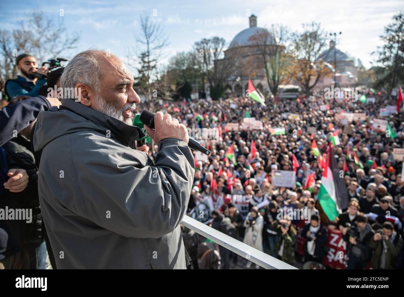 Istanbul, Turkey. 10th Dec, 2023. President of the Human Rights and ...