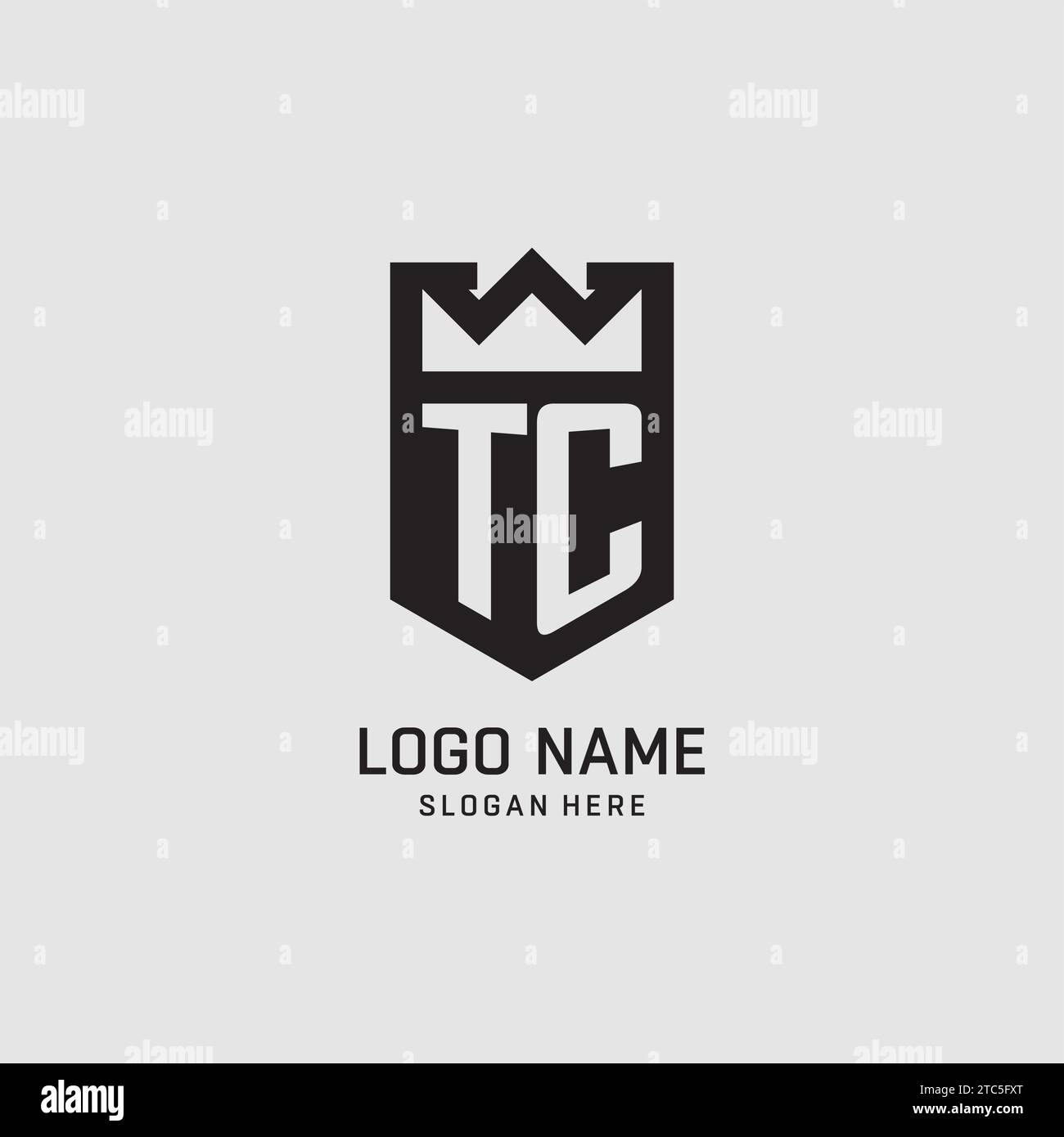 Initial tc logo hi-res stock photography and images - Alamy