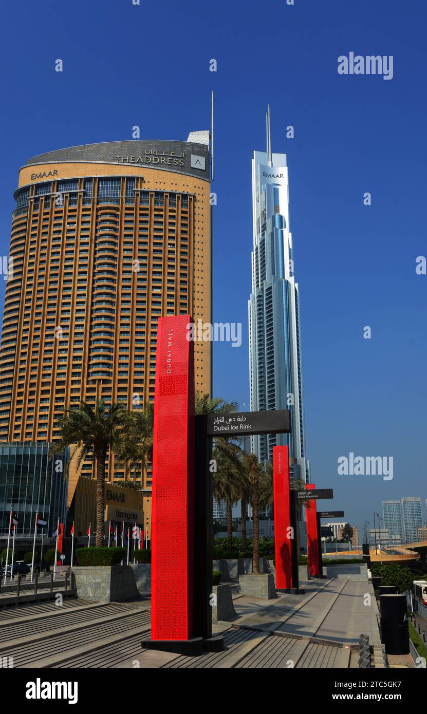 The Emaar Address Boulevard tower in Dubai, UAE Stock Photo - Alamy