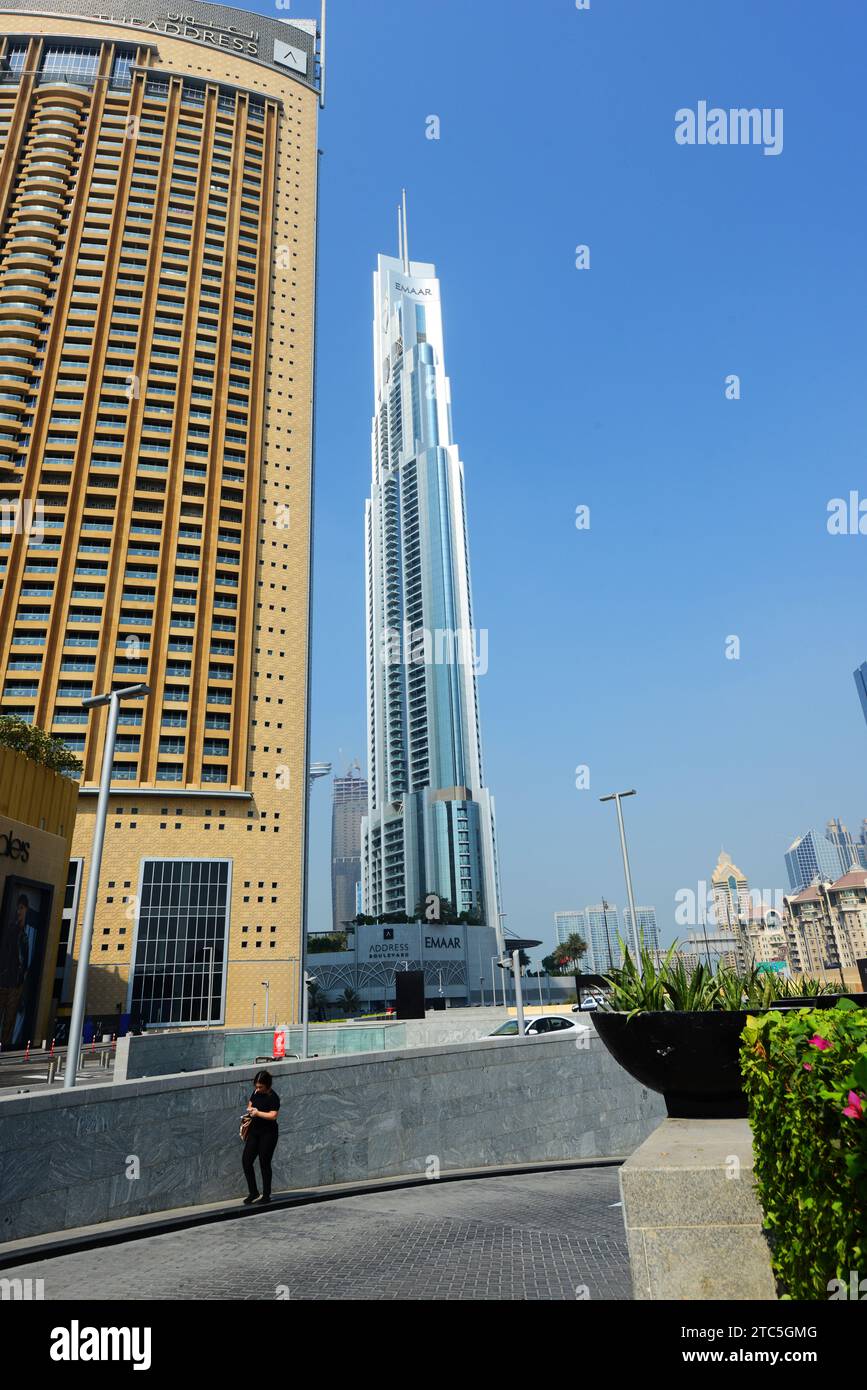The Emaar Address Boulevard tower in Dubai, UAE Stock Photo - Alamy