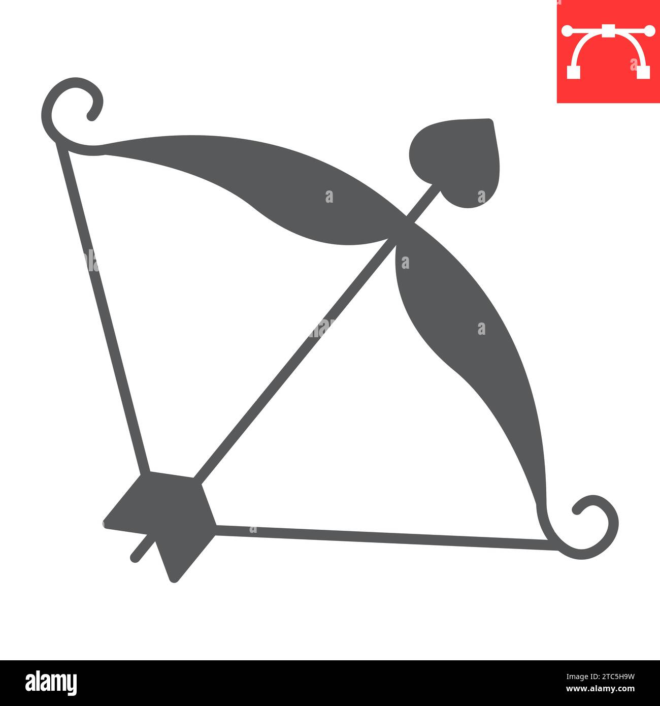 Cupid silhouette clipart Stock Vector Images - Alamy
